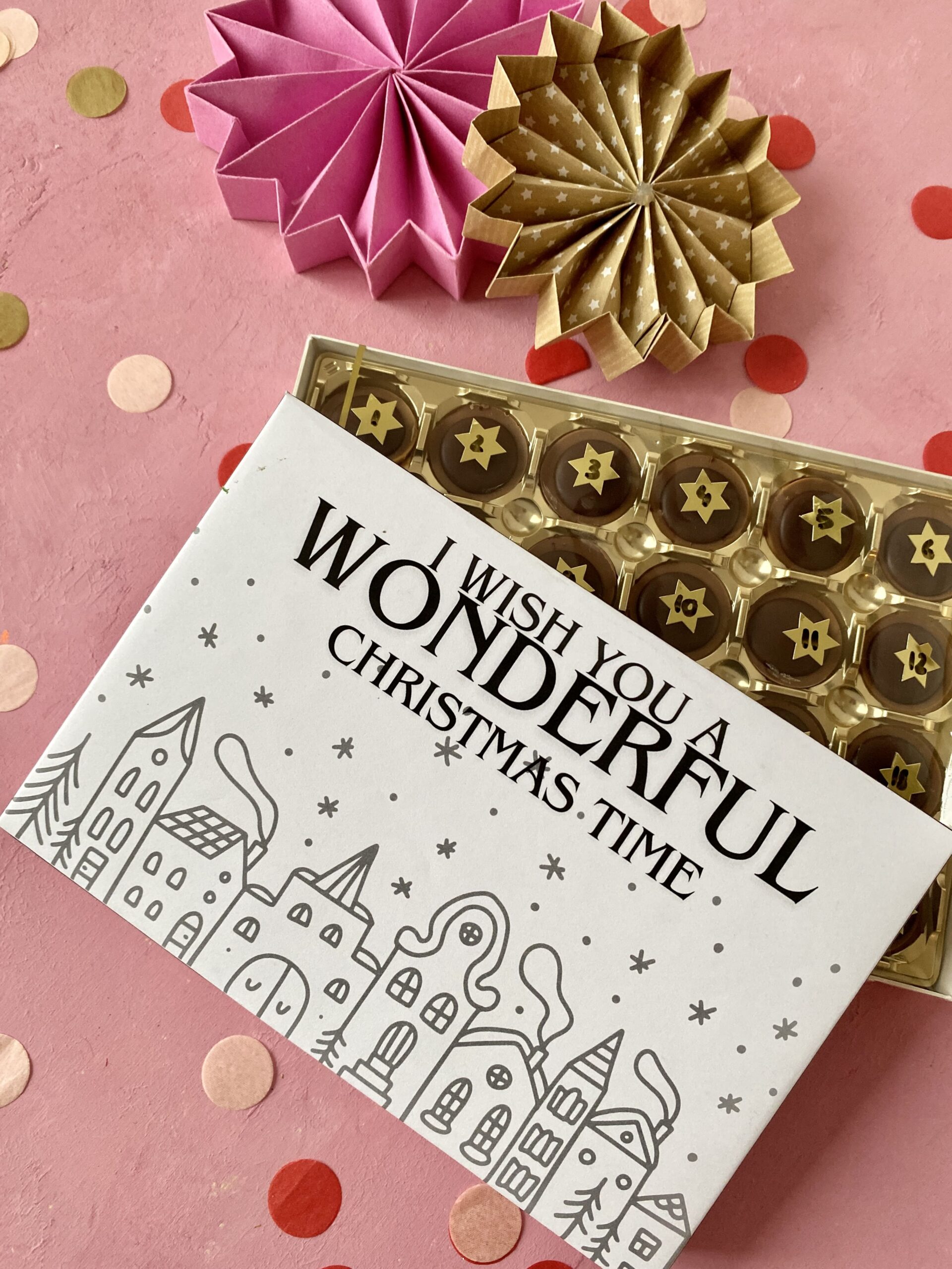 Schneller Adventskalender mit Toffifee-Pralinen
